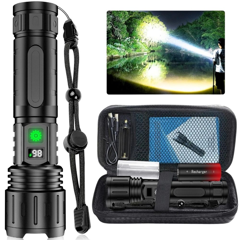 LED Torch Light | High Lumens Adjustable Beam Flashlight – Luxyecs